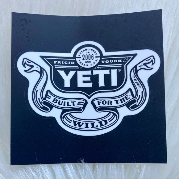 Yeti | Other | 2 Yeti Stickers Built For The Wild 206 | Poshmark